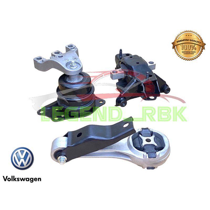 (3PCS) VOLKSWAGEN POLO VENTO SEDAN 2004-2017 ENGINE MOUNTING SET ...