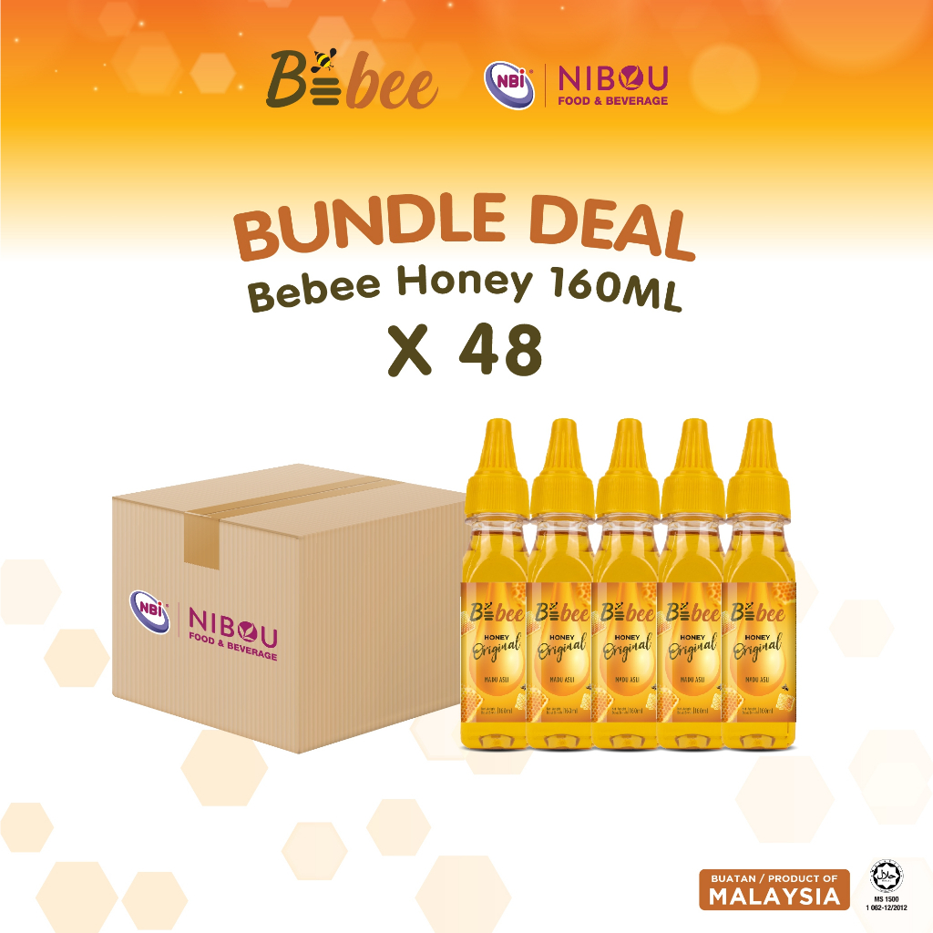 Nibou (NBI) BEBEE Honey (375ml x 24btl) [MADU] | Shopee Malaysia