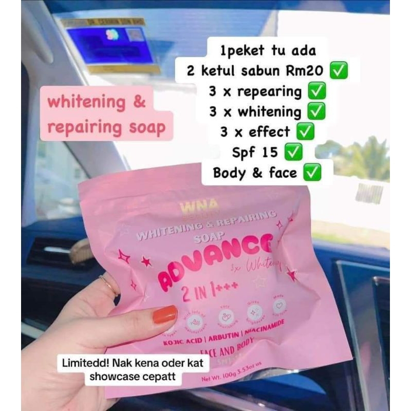 WHITENING SOAP WNA new | Shopee Malaysia