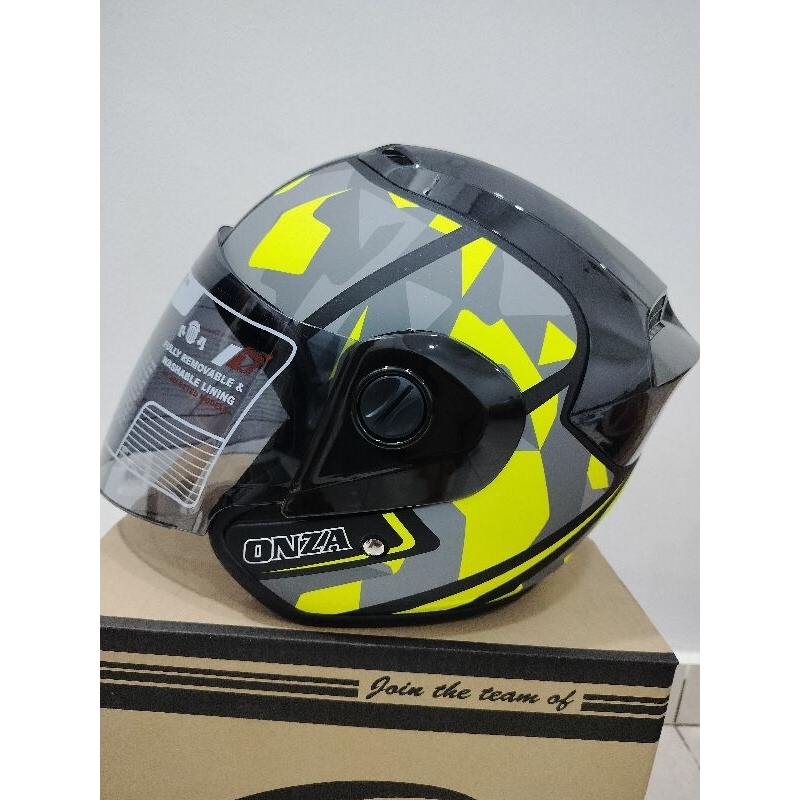 MOTORCYCLE HELMET TOPI KELEDAR MOTOSIKAL ONZA HELMET WITH KHI DESIGN ...