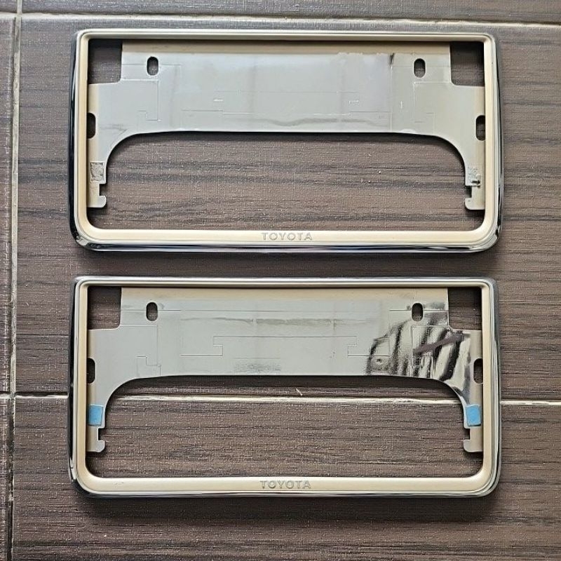 Frame Number Plate Toyota Gold Toyota Chrome Toyota Condom | Shopee ...