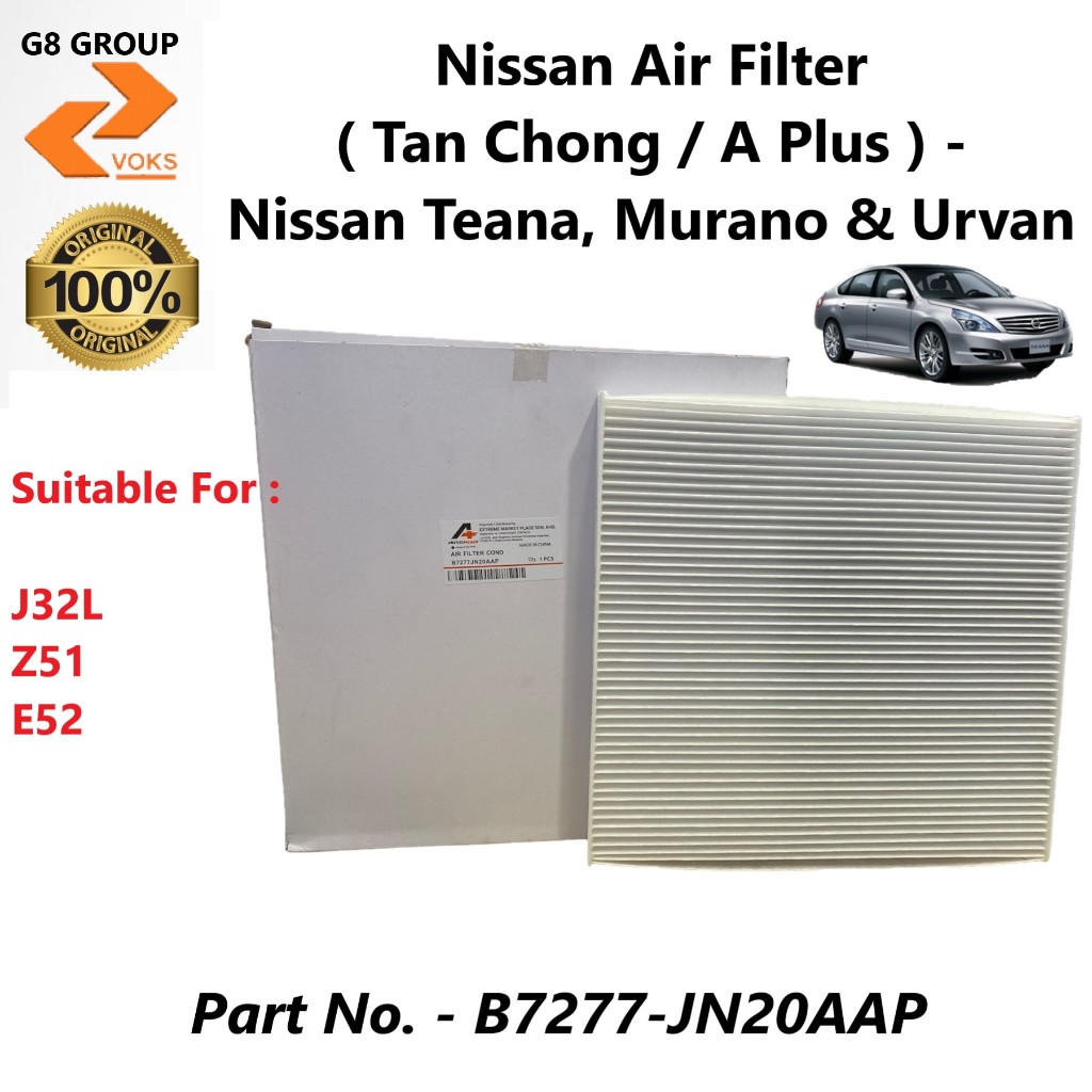 Nissan Air Cond Filter ( Tan Chong / A Plus ) - Nissan Teana, Murano ...