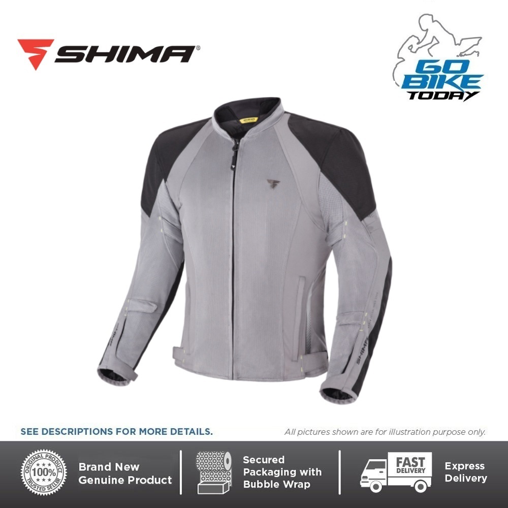 Shima Men Jacket Jet (GREY) | Shopee Malaysia
