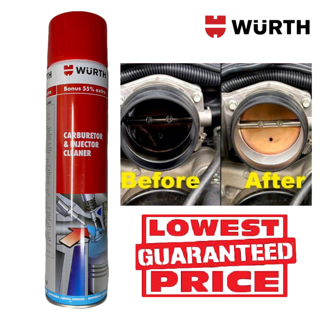 WURTH Carburetor & Injector Cleaner 700ML ORIGINAL | Shopee Malaysia