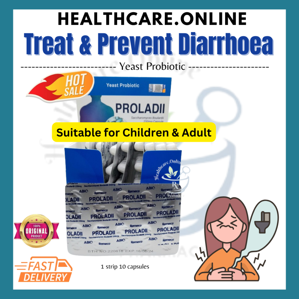 REMECO PROLADII 250MG ANTIDIARRHOEAL YEAST PROBIOTIC SACCHAROMYCES ...