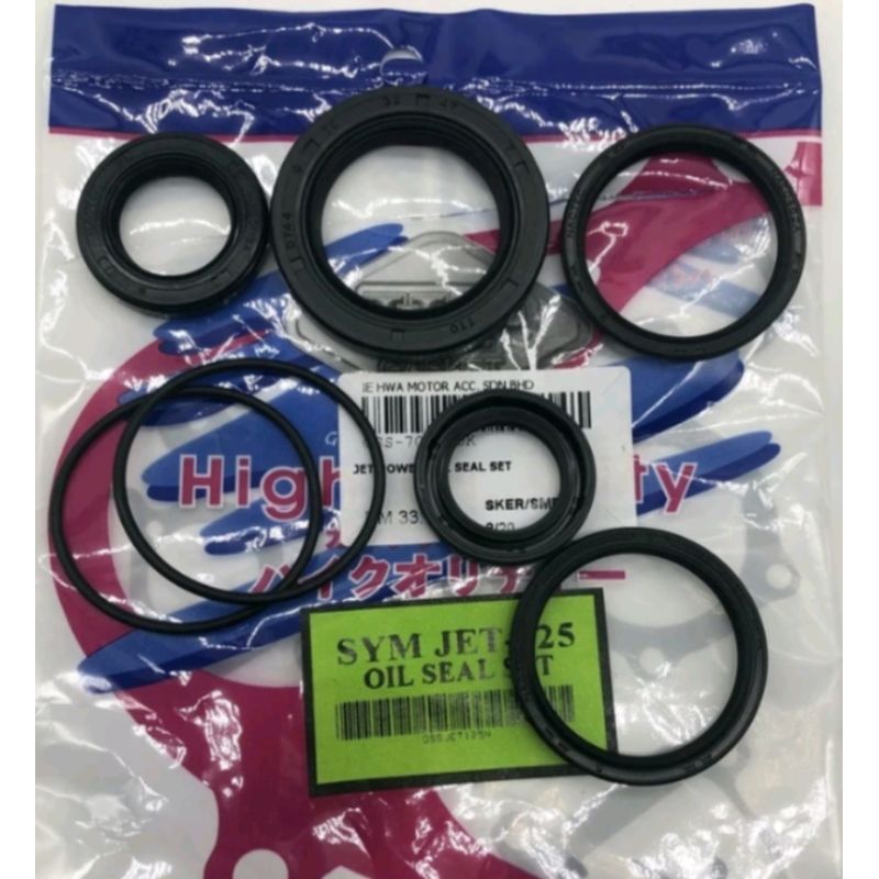 Oil seal enjin SYM JET POWET JET POWER 125 OIL SEAL COMPLETE SET ENGINE ...