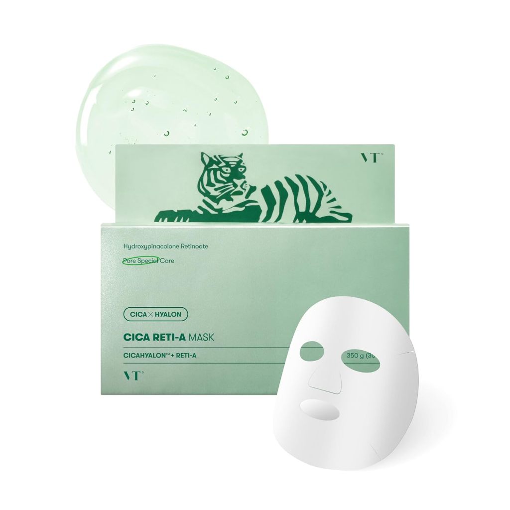 VT-COSMETICS CICA Daily Soothing Mask 30ea / Sheet mask / Acne care (Cica / Vital light/ Cica ...