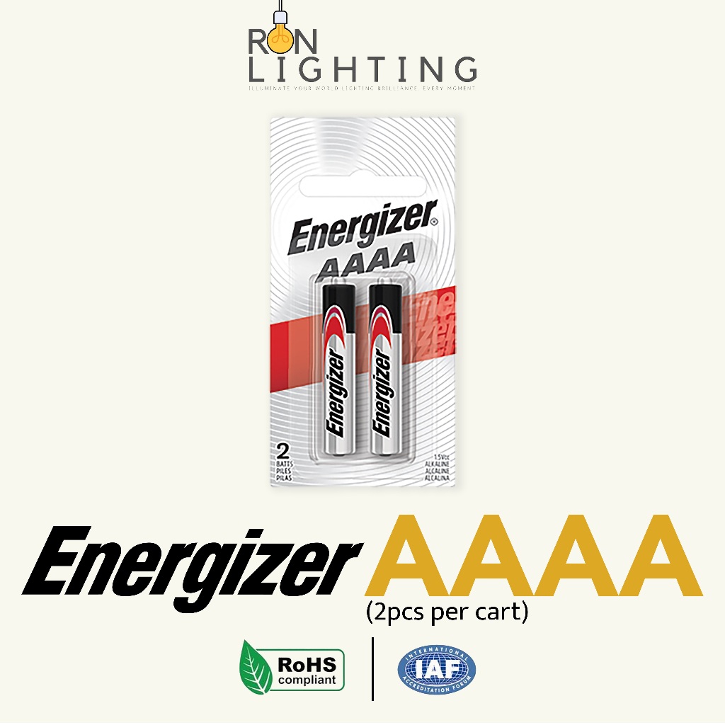 ENERGIZER Max Powerseal AAAA E96 Alkaline Battery 2pcs/pack AAAA电池 ...