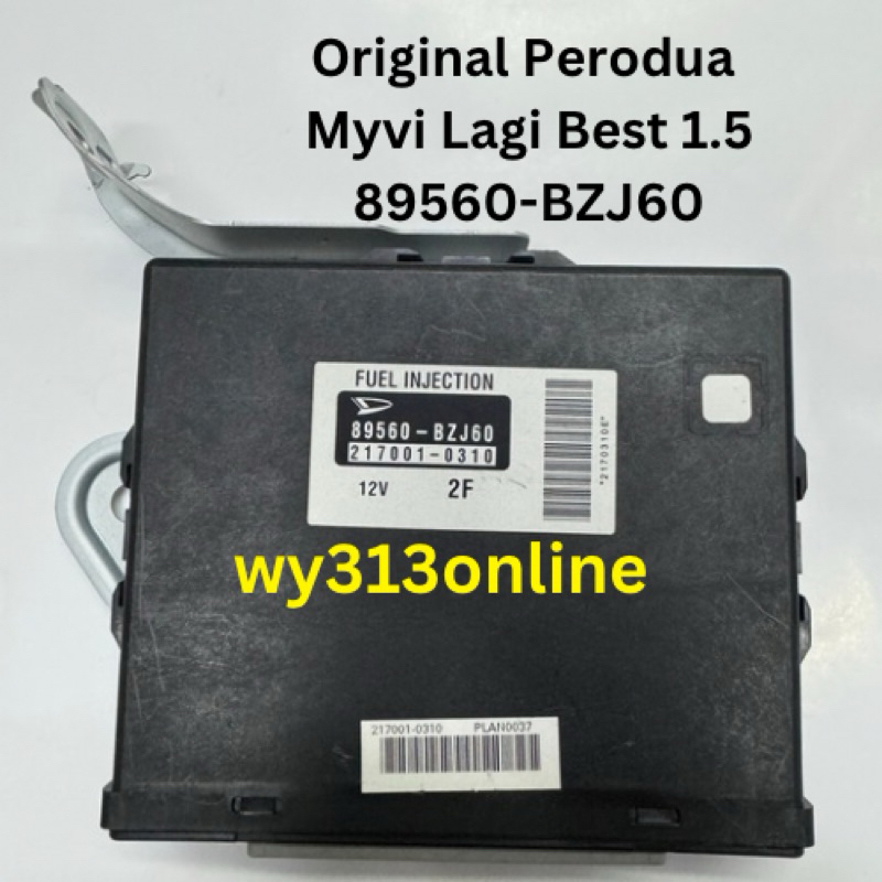 Original Perodua Myvi LagiBest 1.5 Engine Control Unit ECU 89560-BZJ60 ...