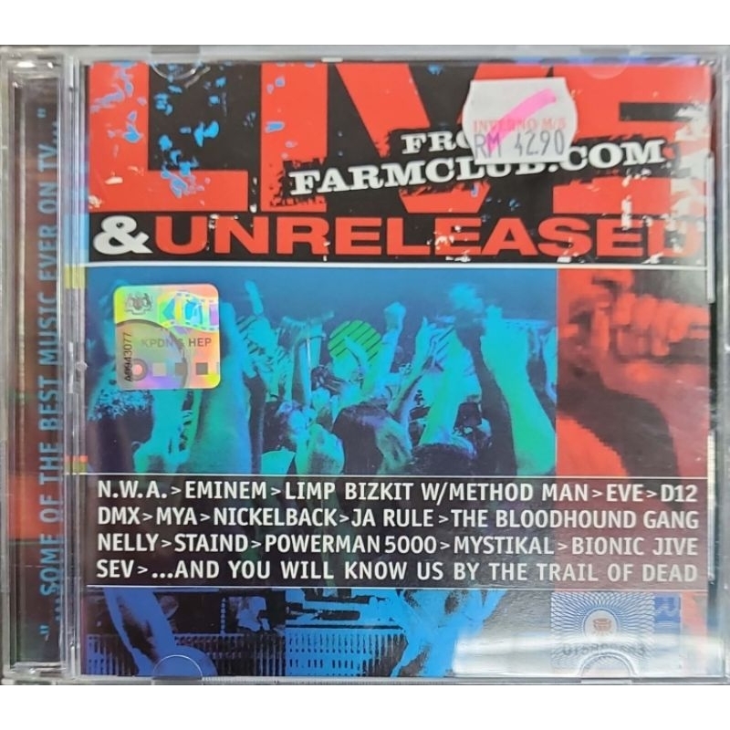 Live & Unreleased - Various Artists (CD) | Shopee Malaysia