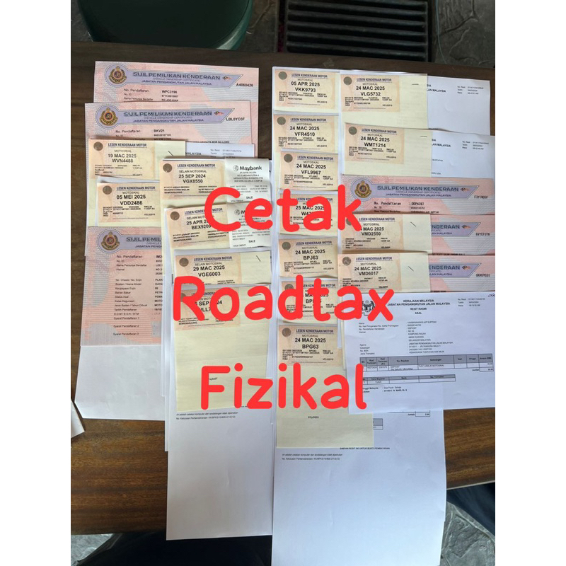 cetak roadtax fizikal JPJ specialist runner jpj RENEW ROADTAX PRINT ...