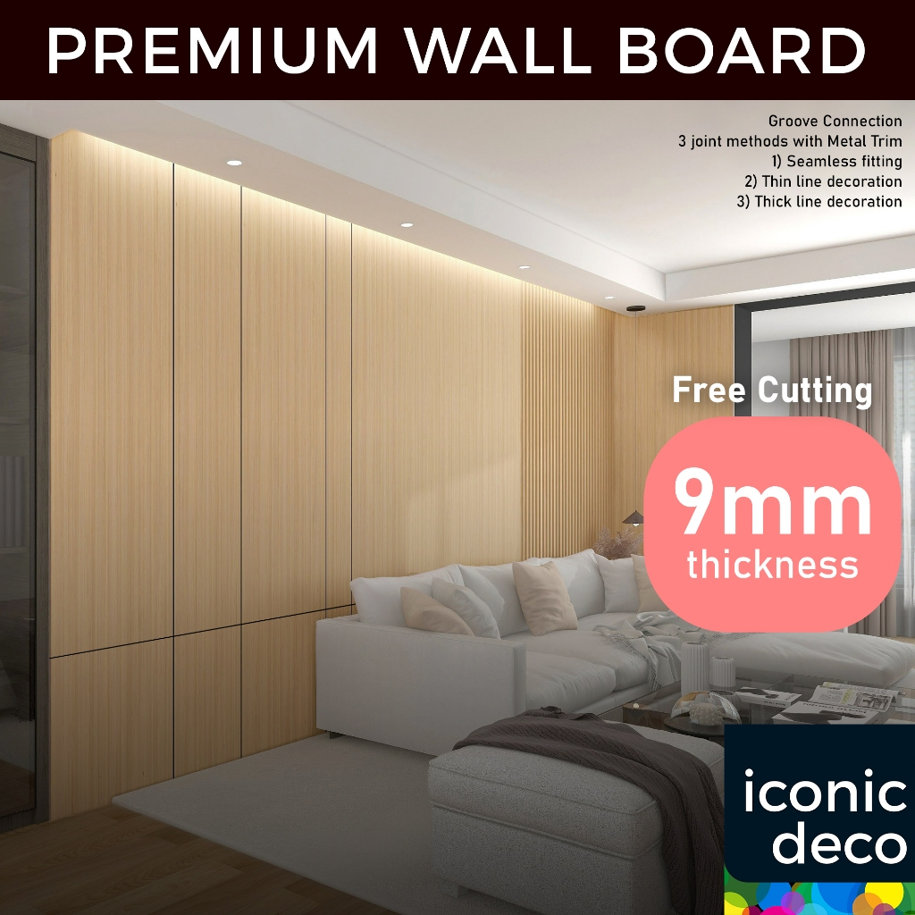 NEW Wall Board WPC Fluted Wall Panel, PVC Panel, DIY wall board ...