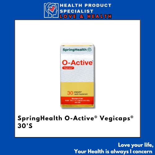 SpringHealth O-Active® Vegicaps® 30's | Shopee Malaysia