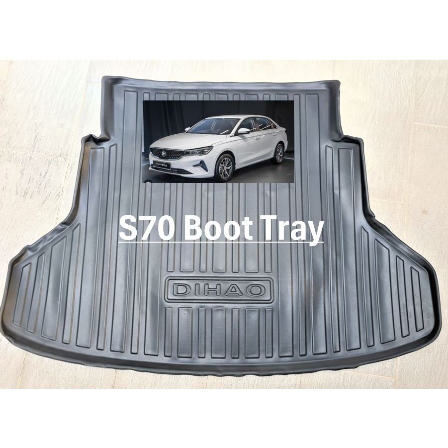 PROTON S70 S 70 SEDAN RUBBER TPO SOFT HIGH QUALITY BOOT TRAY Boot Trunk ...
