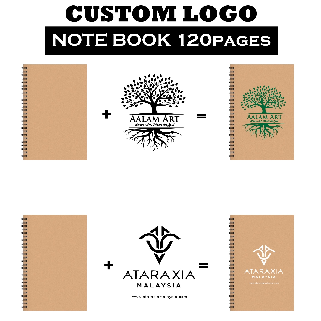 24JAM Siap Printing MOQ 50pcs Notebook B5 A5 Spiral Wire O Planner ...