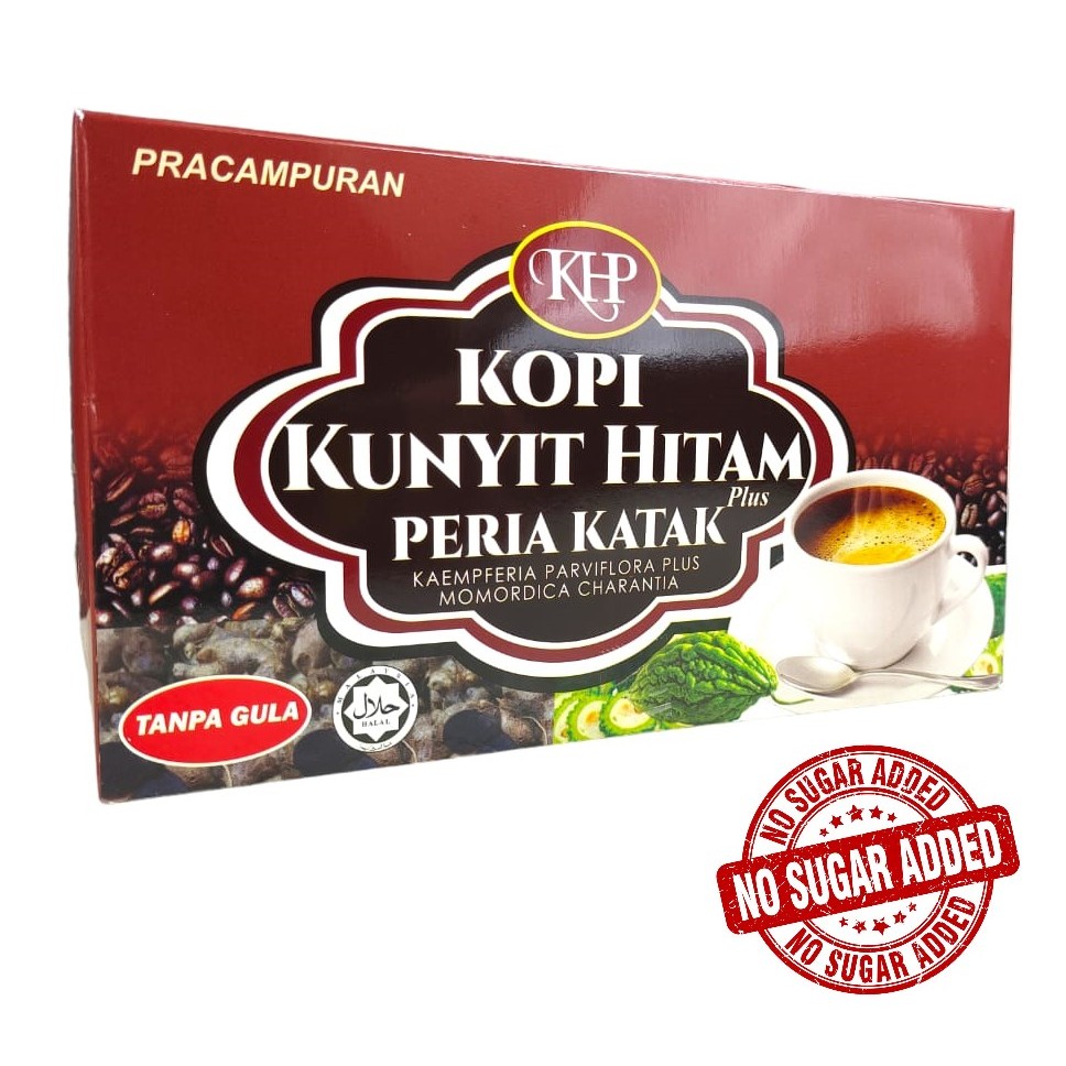 KOPI KUNYIT HITAM PLUS PERIA KATAK BY KHP - No Sugar | Shopee Malaysia