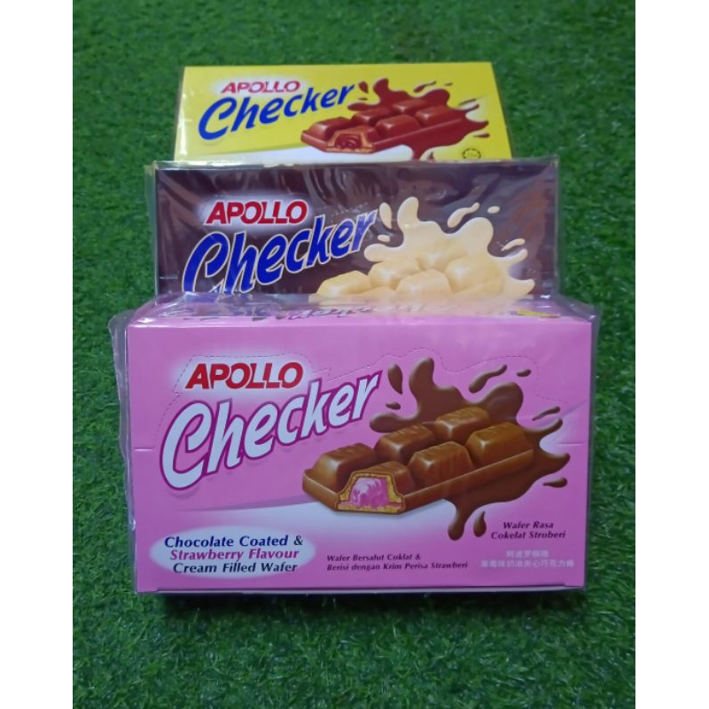 Apollo Checker Wafer Bersalut Coklat | Shopee Malaysia