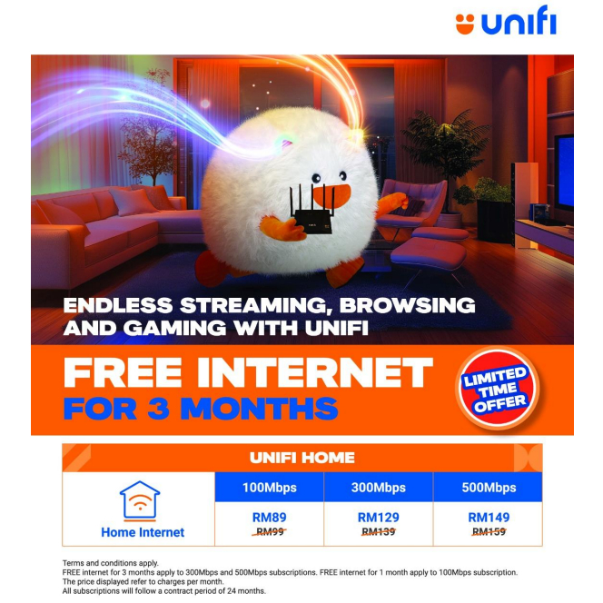 UniFi Personal (Free 3 months - Exclusive Promotion - Limited Time ...