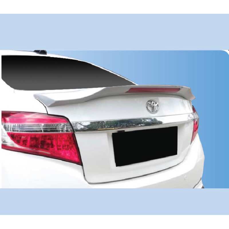 TOYOTA VIOS 13 SPOILER WITH LED (FIBER GLASS)SKIRT LIP BODYKIT ABS NO ...