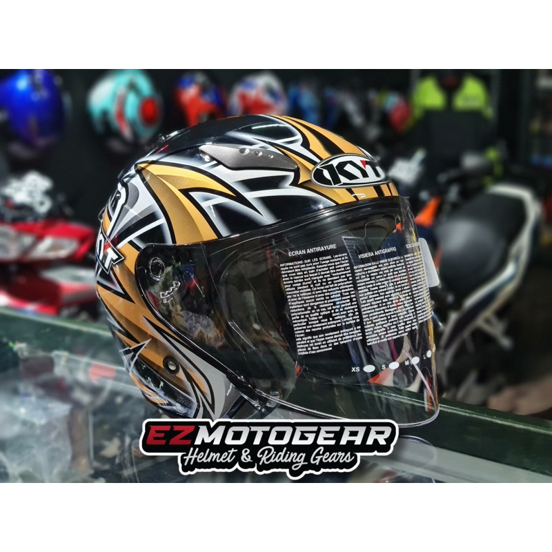 KYT HELLCAT GALAXY BIKE DESIGN HELMET ORIGINAL | Shopee Malaysia