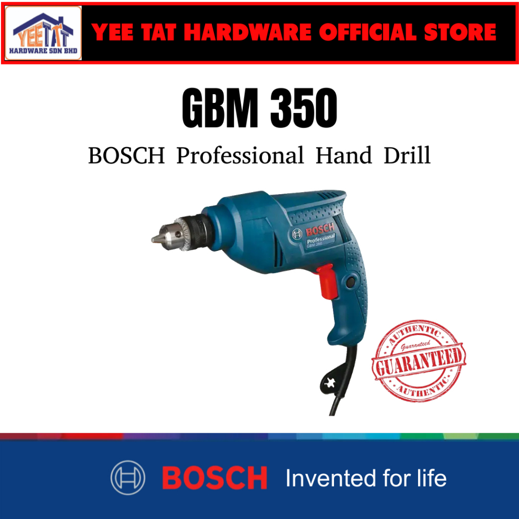 [ BOSCH ] GBM 350 PROFESSIONAL HAND DRILL | Shopee Malaysia