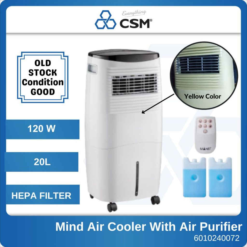 MIND 20L Air Cooler MD999ACP Penyejuk Udara Ionizer With Timer & SIRIM ...