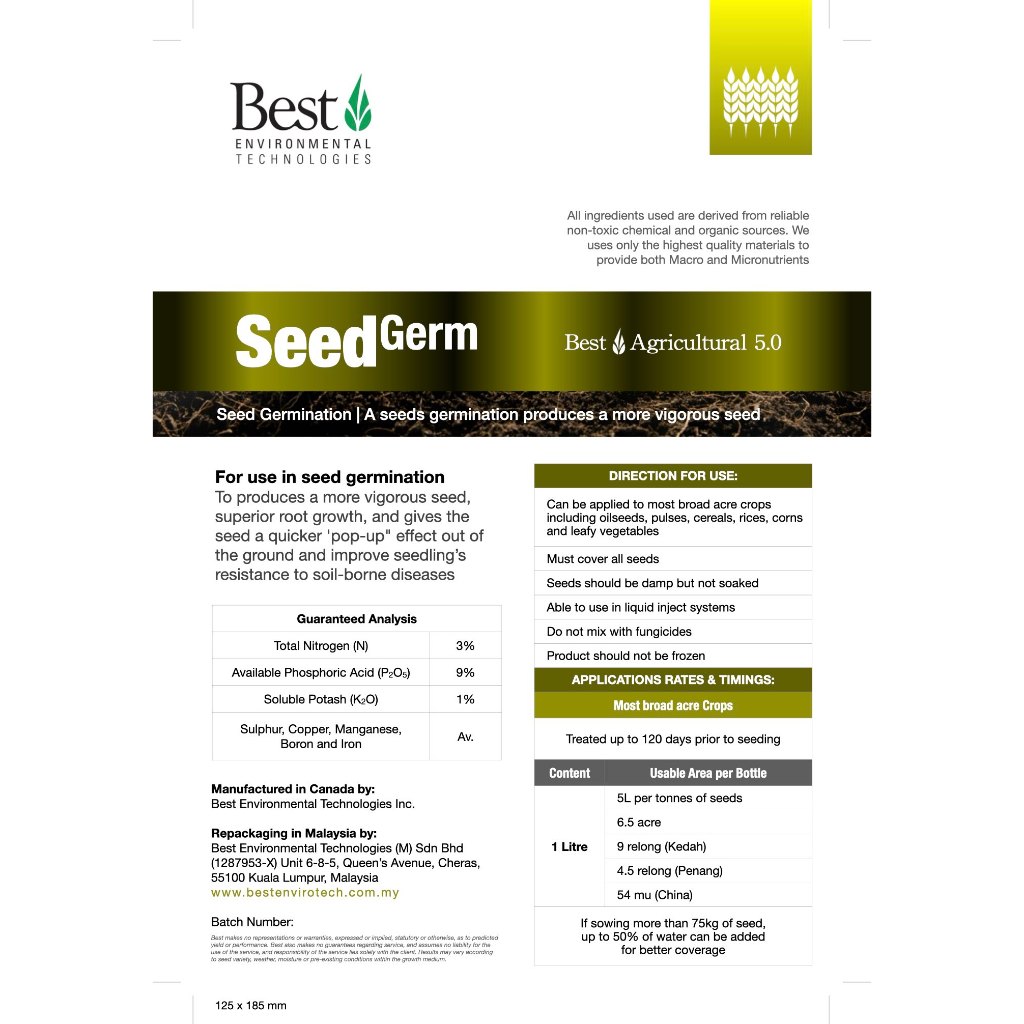 TM Seed Germination 1 Liter | Shopee Malaysia