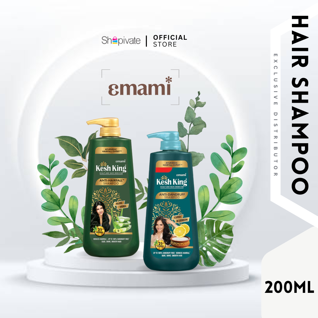 Emami Kesh King ANTI HAIRFALL / ANTI-DANDRUFF Shampoo 200ml | Shopee Malaysia