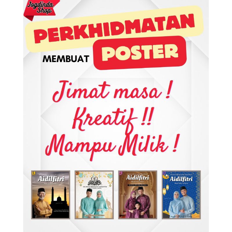 Servis membuat poster [Raya] | Shopee Malaysia