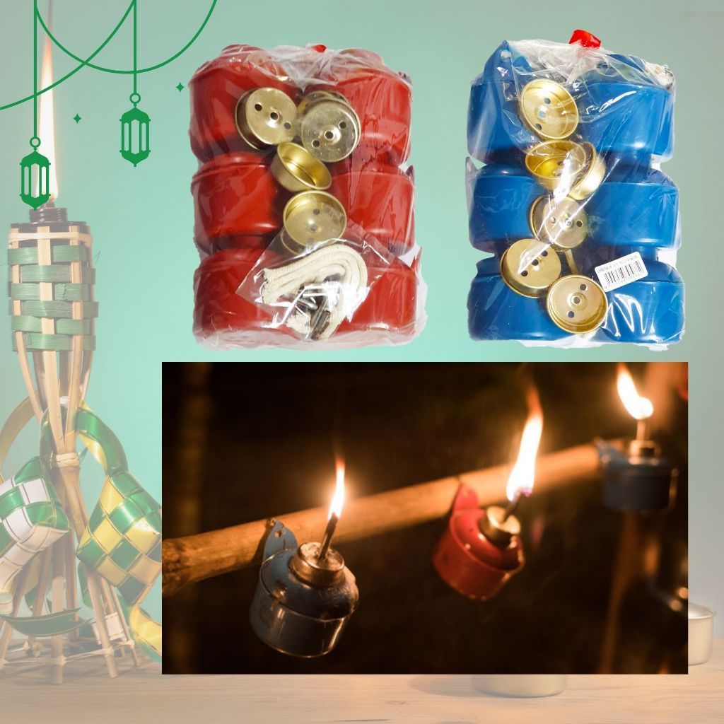 6 sets Pelita Raya Plastic / Pelita Raya Plastik / Pelita Hari Raya ...