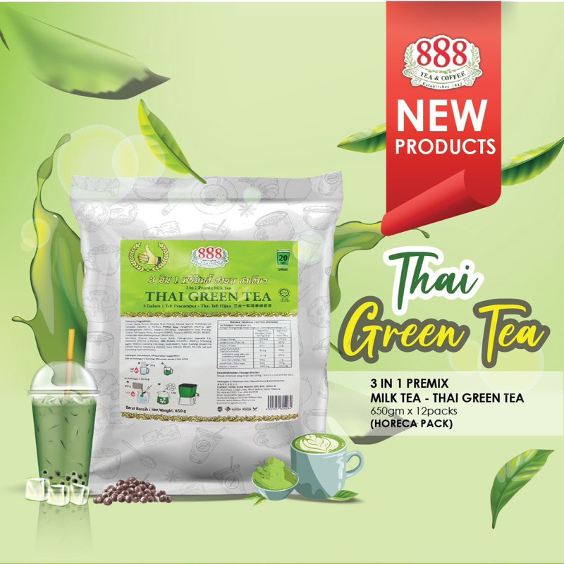 888 Instant Thai Green Tea 650g | Shopee Malaysia