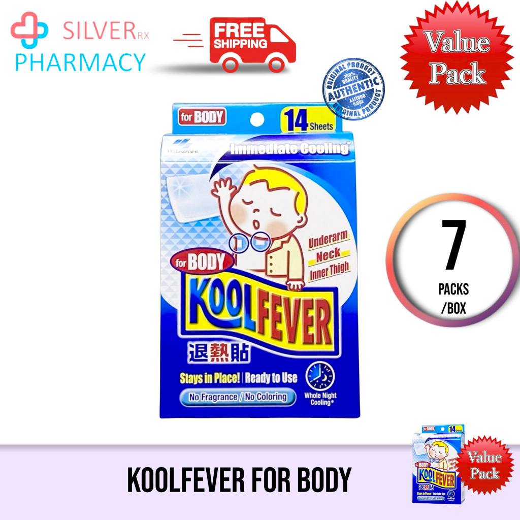 [Exp 12/2025] Koolfever for Body Patch (2 sheets per pack) | Shopee ...