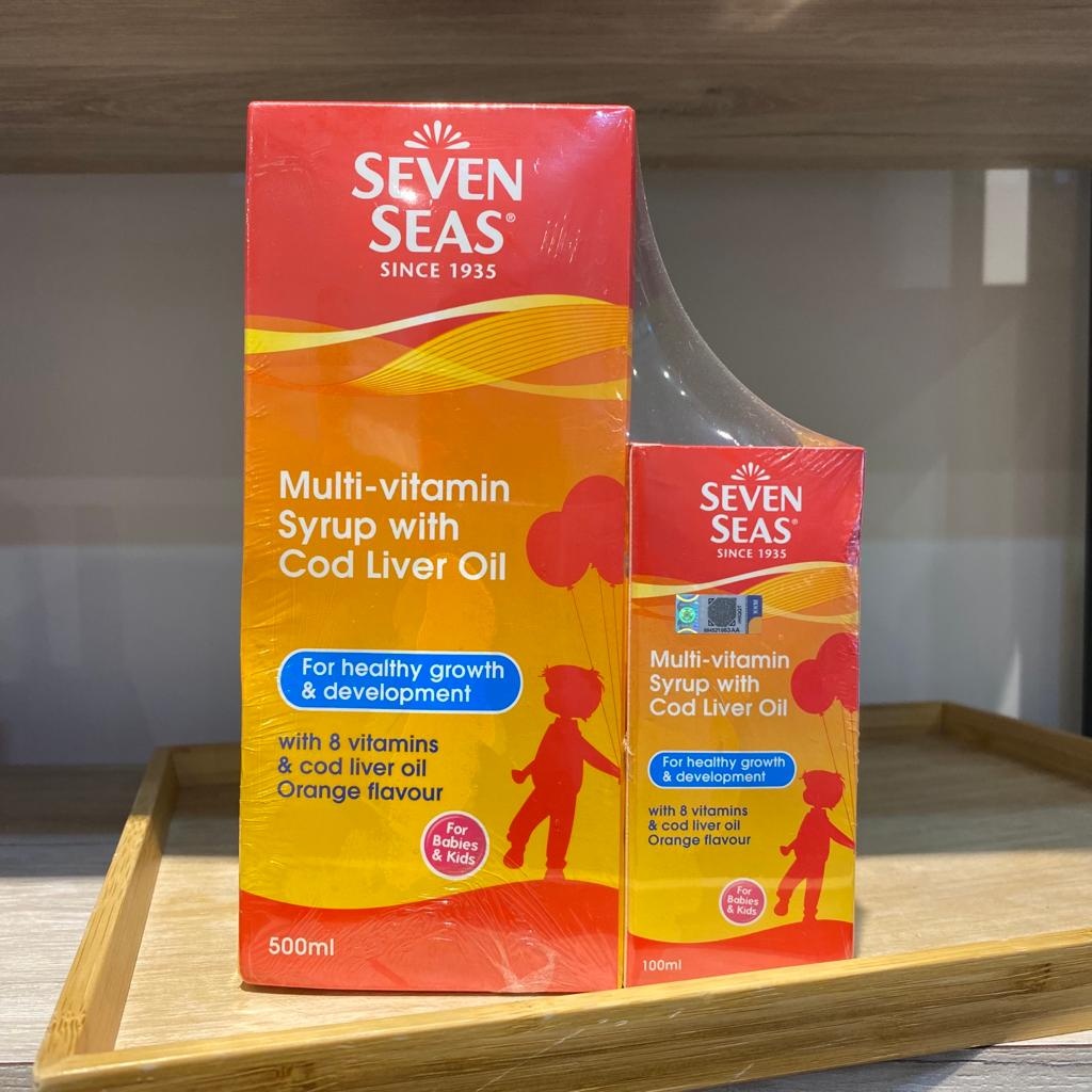SEVEN SEAS MULTI-VITAMIN SYRUP WITH COD LIVER OIL 500ML + 100ML (FOR ...