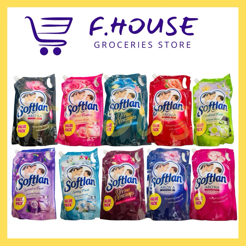 Softlan Fabric Softener Refill (1.3L /1.4L) | Shopee Malaysia