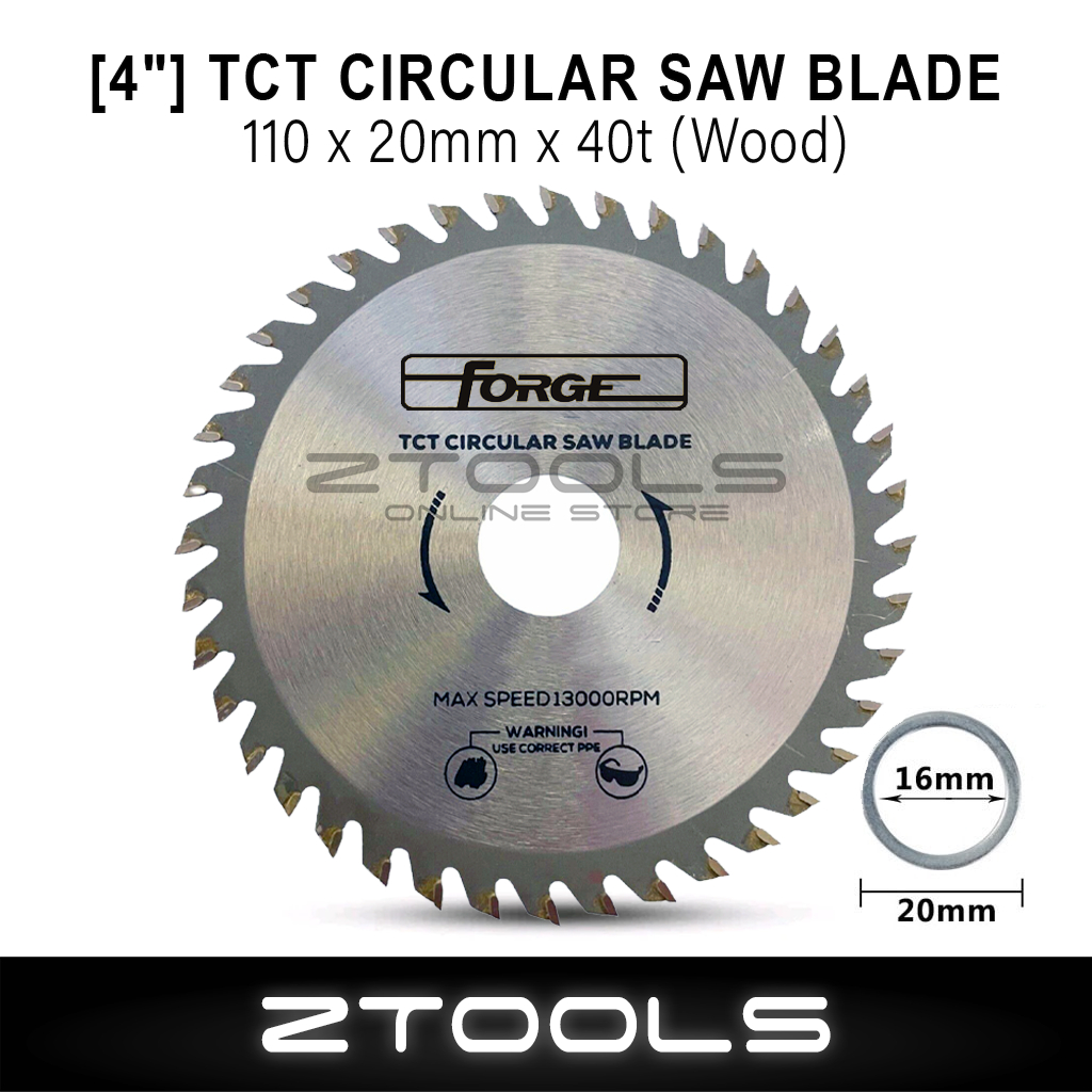 (1pc) 4"/110mm TCT Circular Saw Blade | 4" x 40T | Wood Cutting Disc ...