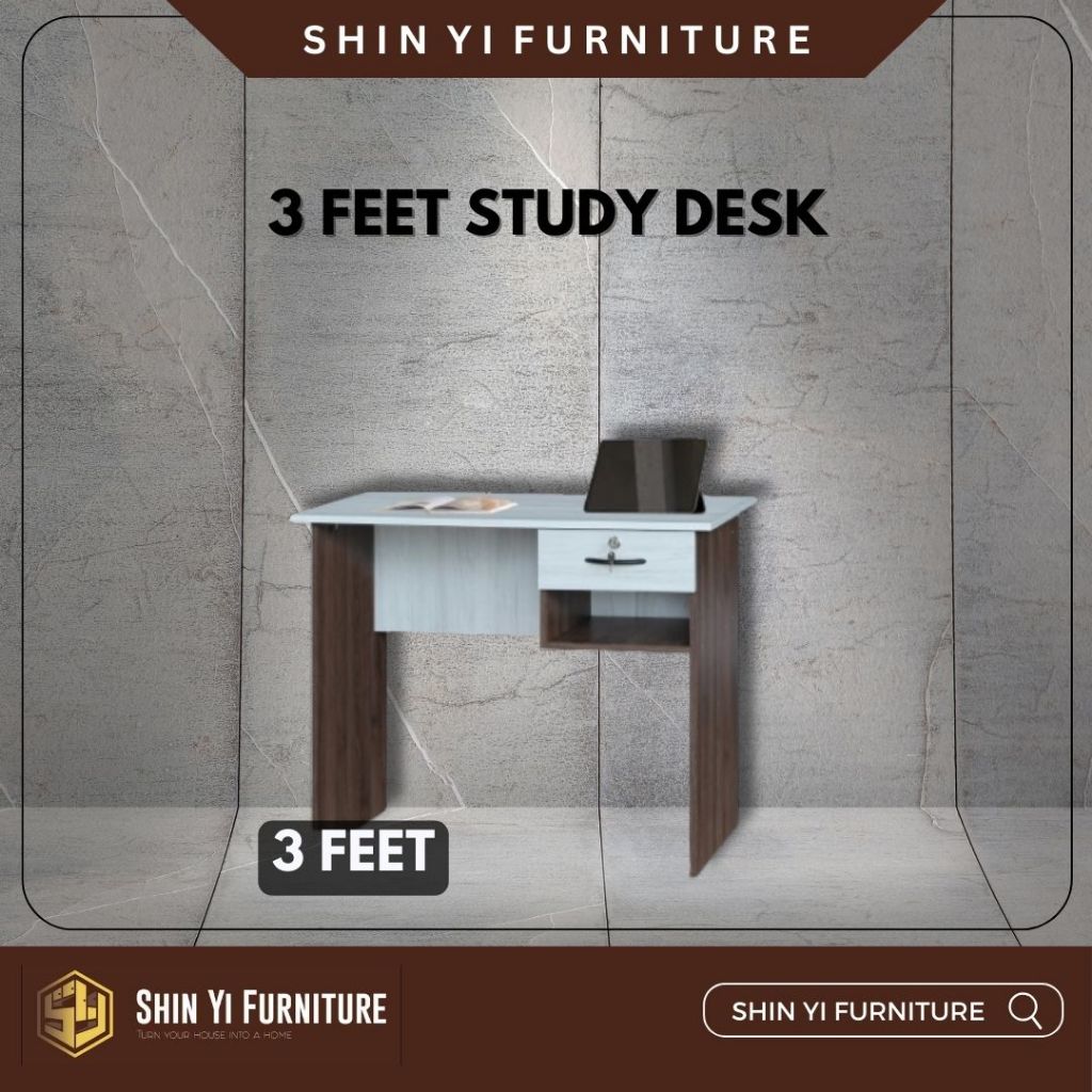 [SARAWAK] 3Ft/4Ft/5Ft Study Desk Writing Table Meja Belajar Office ...