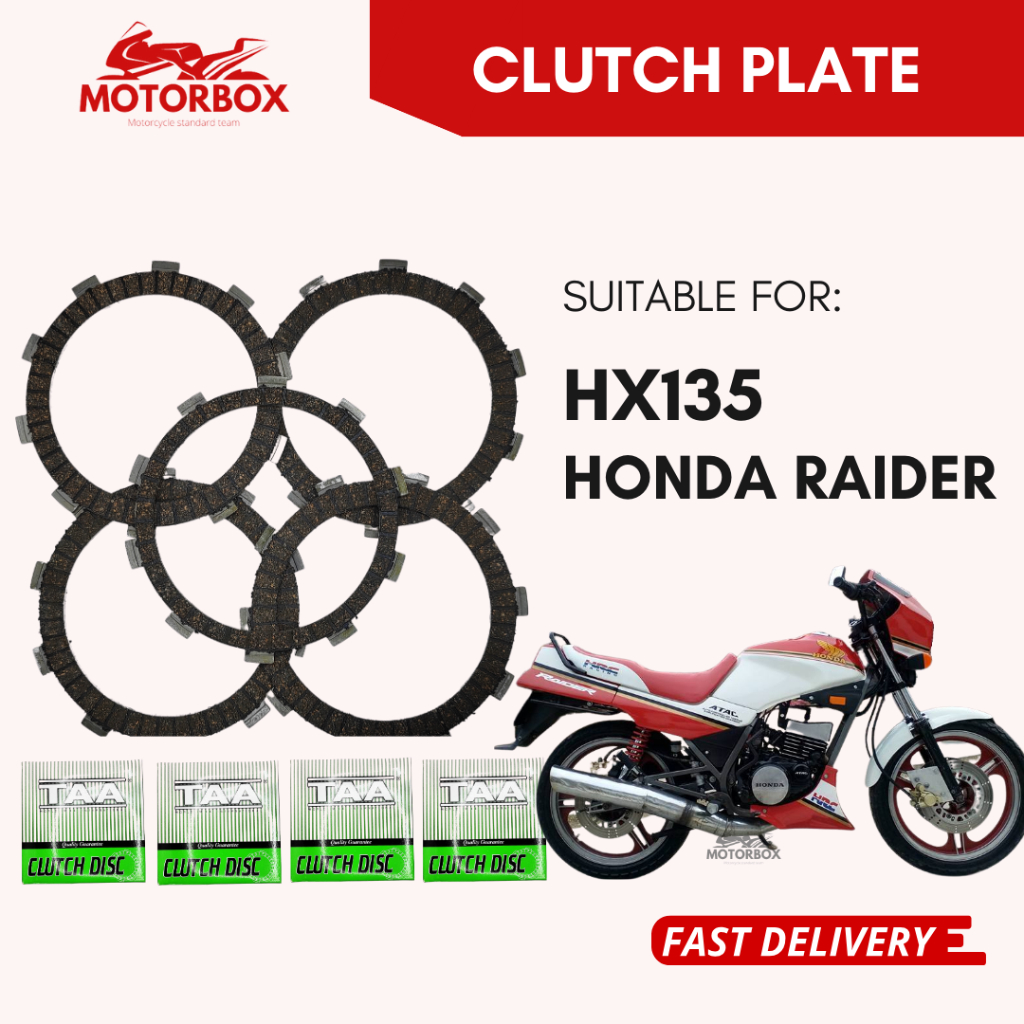 HONDA RAIDER HX135 CLUTCH PLATE SET TAA - HX 135 CLUTCH LINING CLUTCH ...
