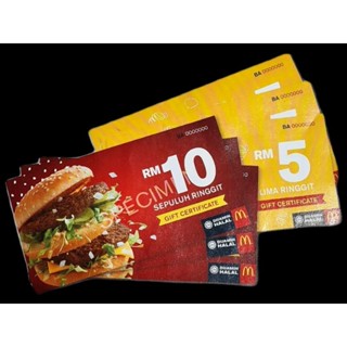 McD RM 5 & RM 10 vouchers | Shopee Malaysia