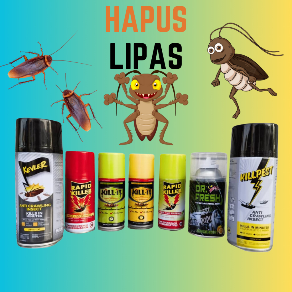 Kill it killer lipas 100% original Cockroach pembunuh PAKAR HAPUS Dr ...