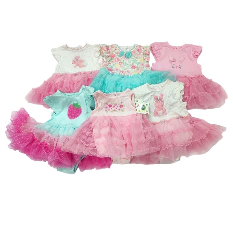 FOS Little Me Romper Dress Raya 3-24m part 2 | Shopee Malaysia