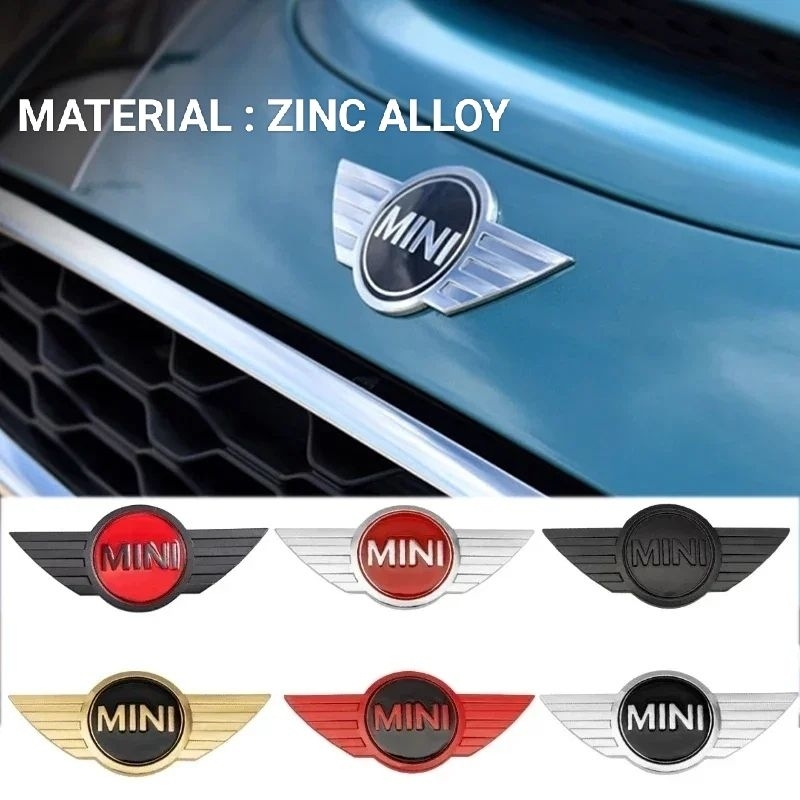 ZINC ALLOY MINI WINGS LOGO CAR FRONT TRUNK EMBLEM BADGE STICKER DECAL ...