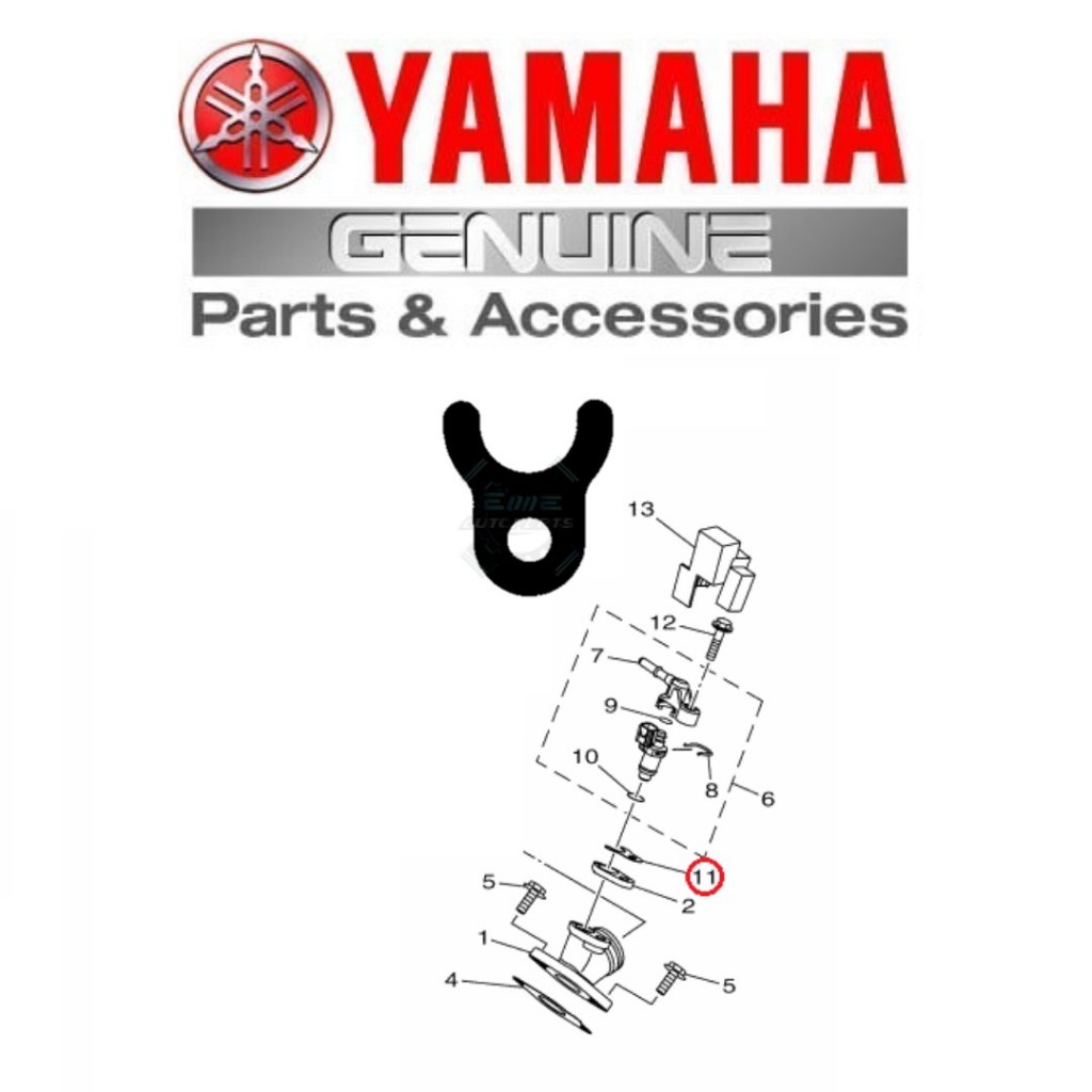 Throttle Body Gasket Fuel Injector [ 2PV-E3557-00 ] 100% Original ...