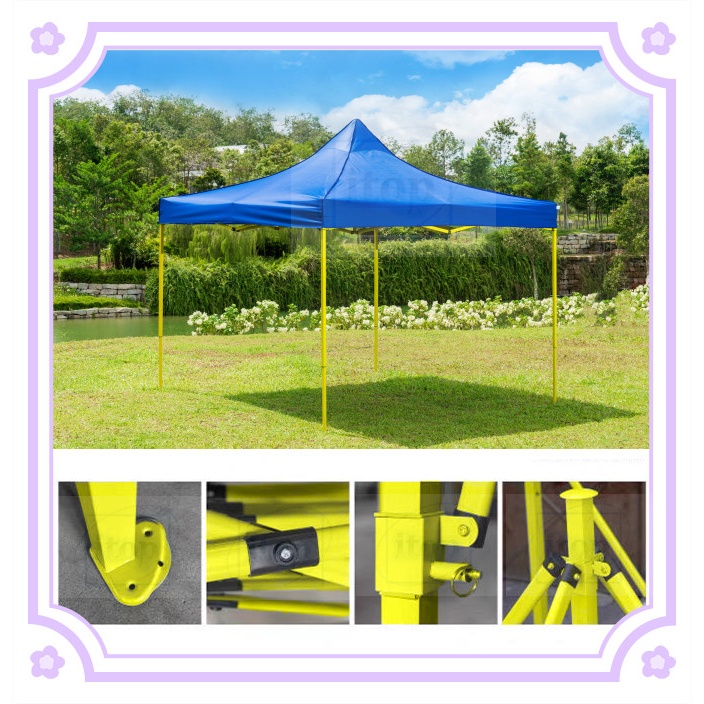 Itop Extra Heavy Duty Canvas 10 x 10 Canopy Tent Heavy Duty Roof 80 cm ...