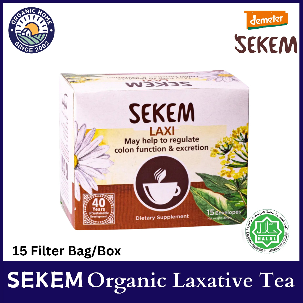 SEKEM ORGANIC LAXATIVE TEA / (15 FILTER BAGS/BOX) | Shopee Malaysia