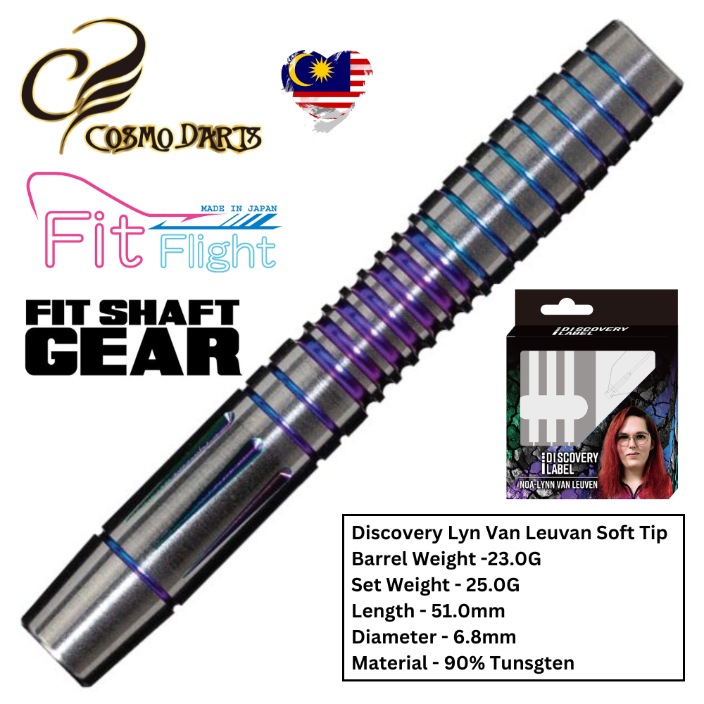 Cosmo Dart Soft Tip Dart - DISCOVERY LABEL - Noa Lyn Van Leuven (BARREL ...