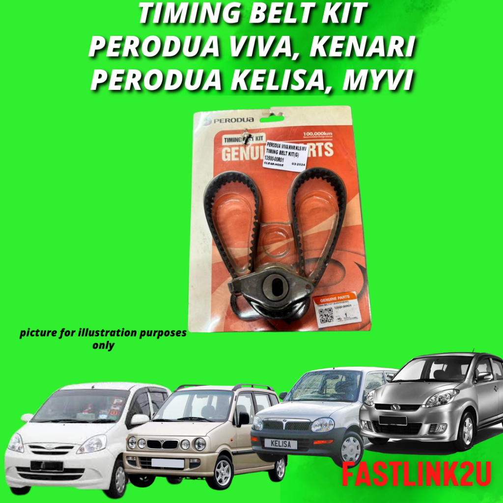 Fastlink Original Perodua Viva Kelisa Kenari Myvi Timing Belt Kit 13500 ...