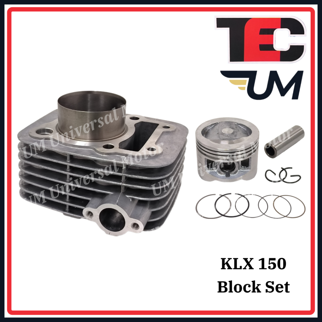 KAWASAKI KLX150 KLX 150 BLOCK SET TEC STANDARD 63MM COMPLETE BLOK ...