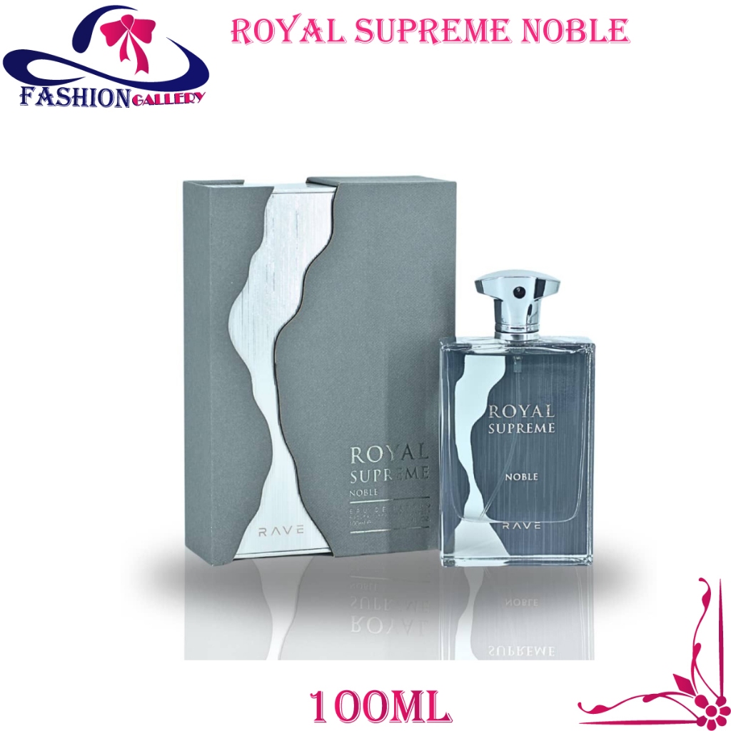 ROYAL SUPREME NOBLE 100ML BY RAVE LATTAFA EDP PERFUME SPRAY 100% ...