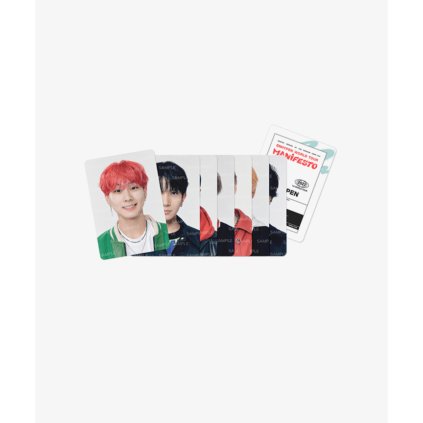 (Ready Stock) ENHYPEN Manifesto World Tour Merch - Lenticular Photo Set ...