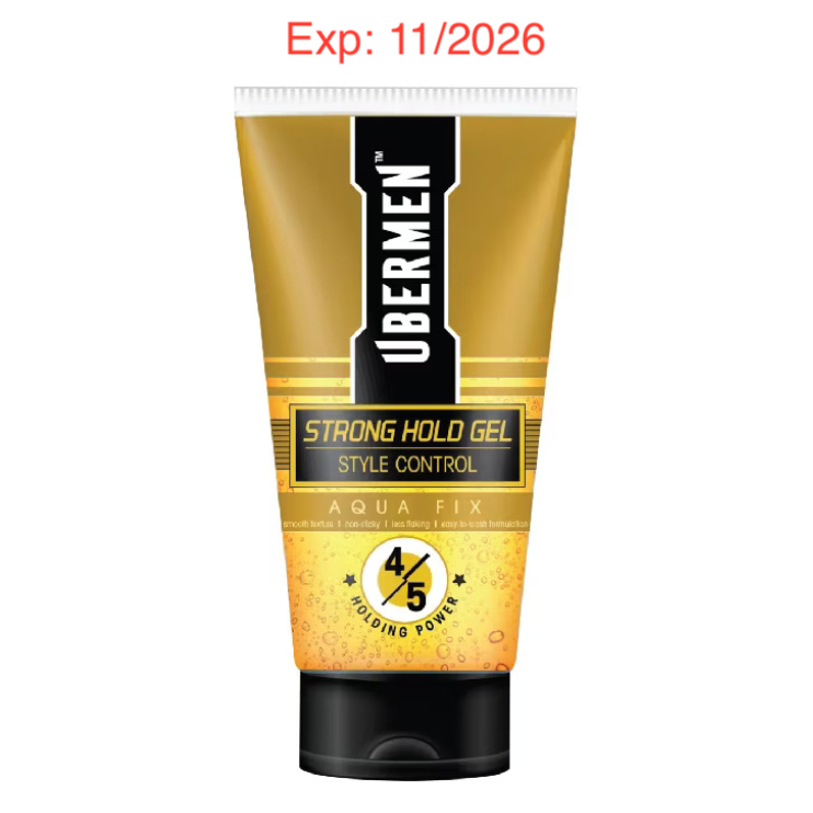 *Ready Stock* UBERMEN Aqua Strong Hold Gel 150ml (Exp: 11/2026) with ...
